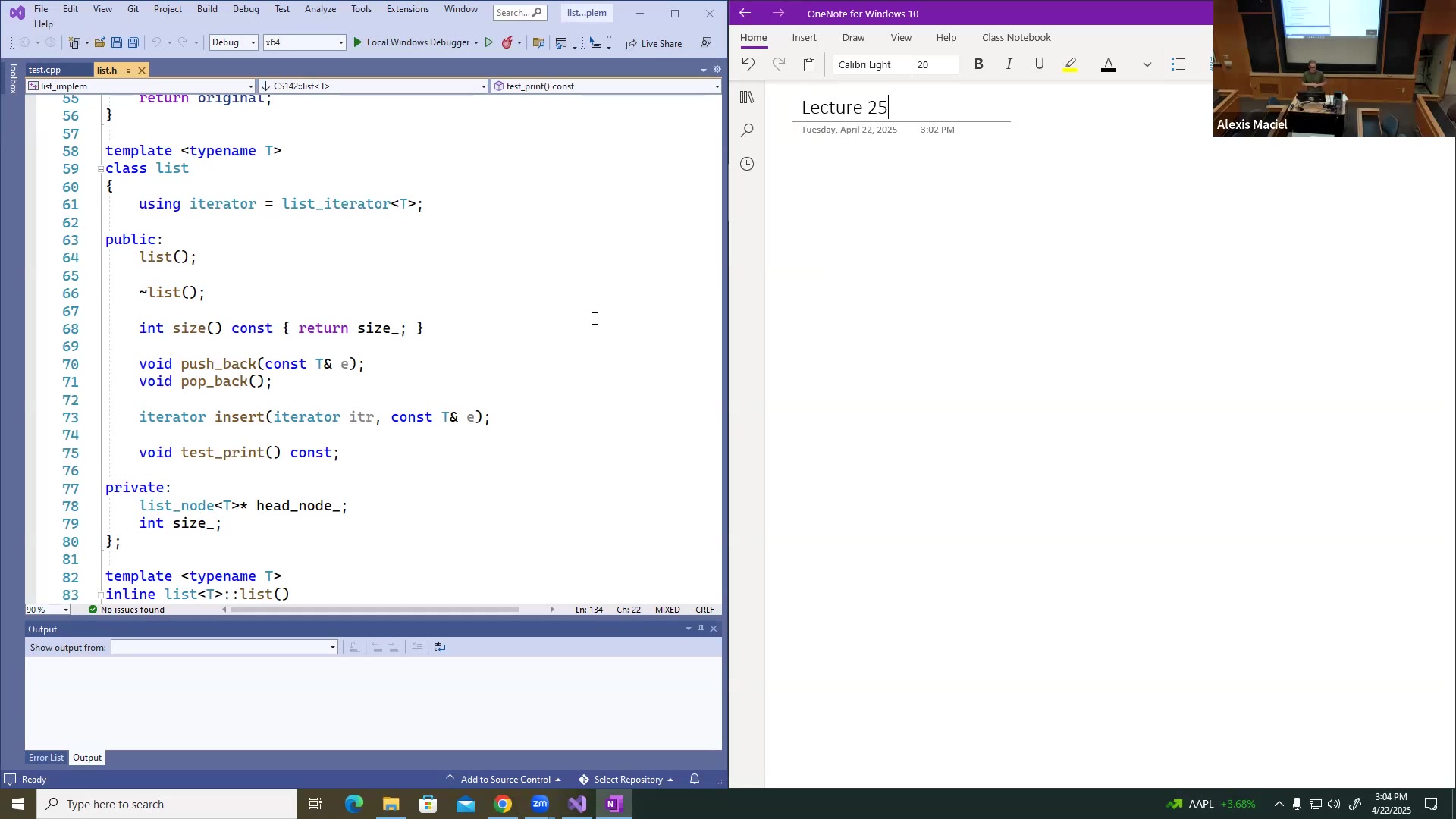 CS142 S25 Lecture 25